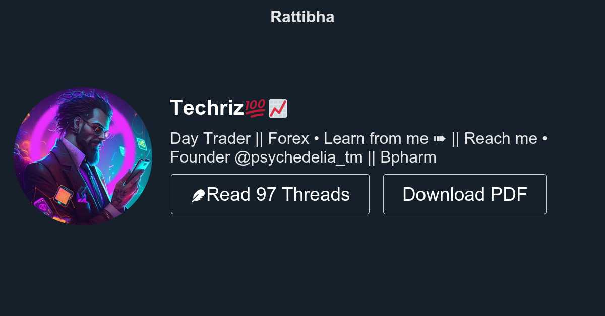 Threads from Techriz💯📈 - Rattibha