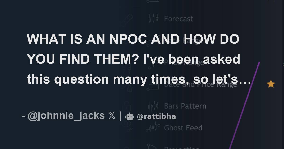 WHAT IS AN NPOC AND HOW DO YOU FIND THEM? I've been asked this question ...