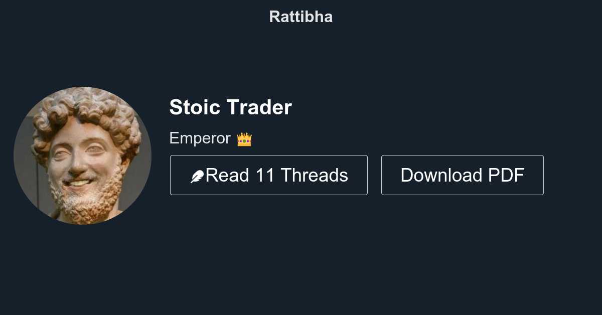 Threads from Stoic Trader - Rattibha