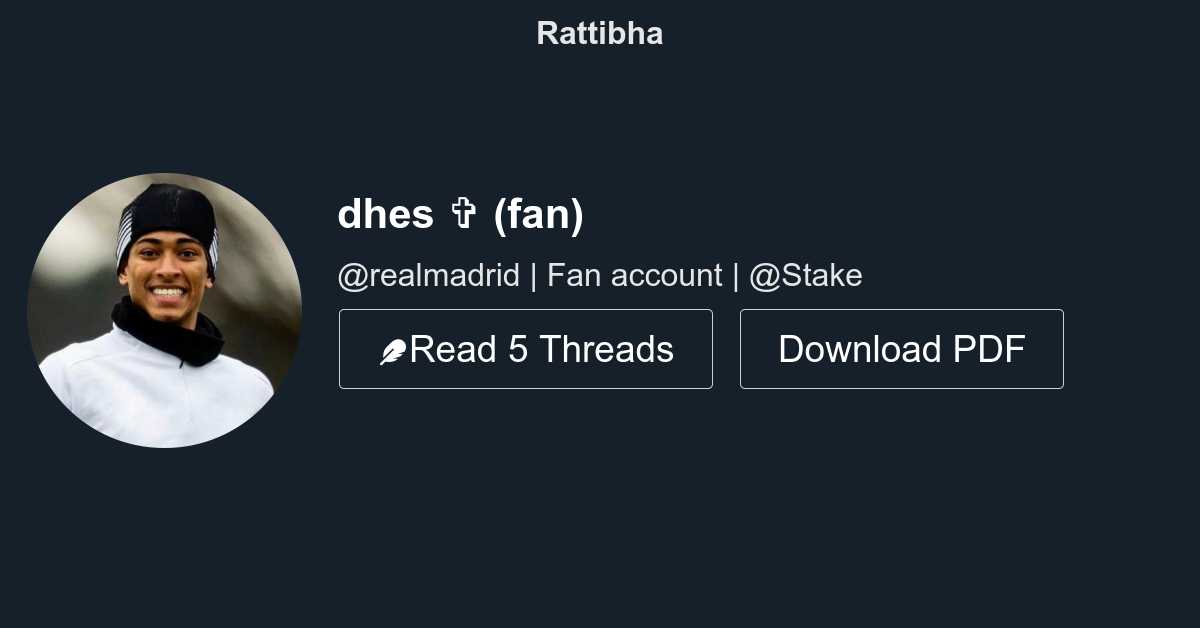 Threads from dhes ︎ - Rattibha