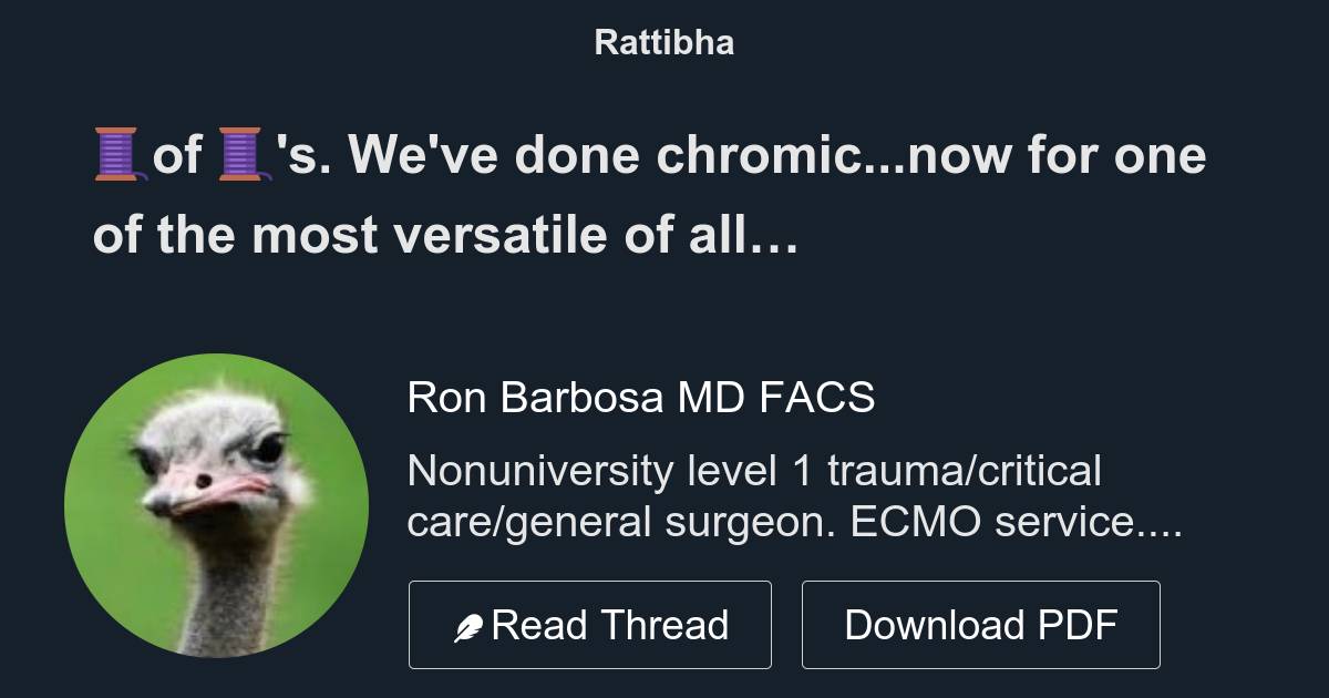 🧵of 🧵's. We've done chromic...now for one of the most versatile of all sutures...polydioxanone ...