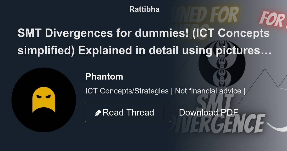 SMT Divergences for dummies! (ICT Concepts simplified) Explained in ...