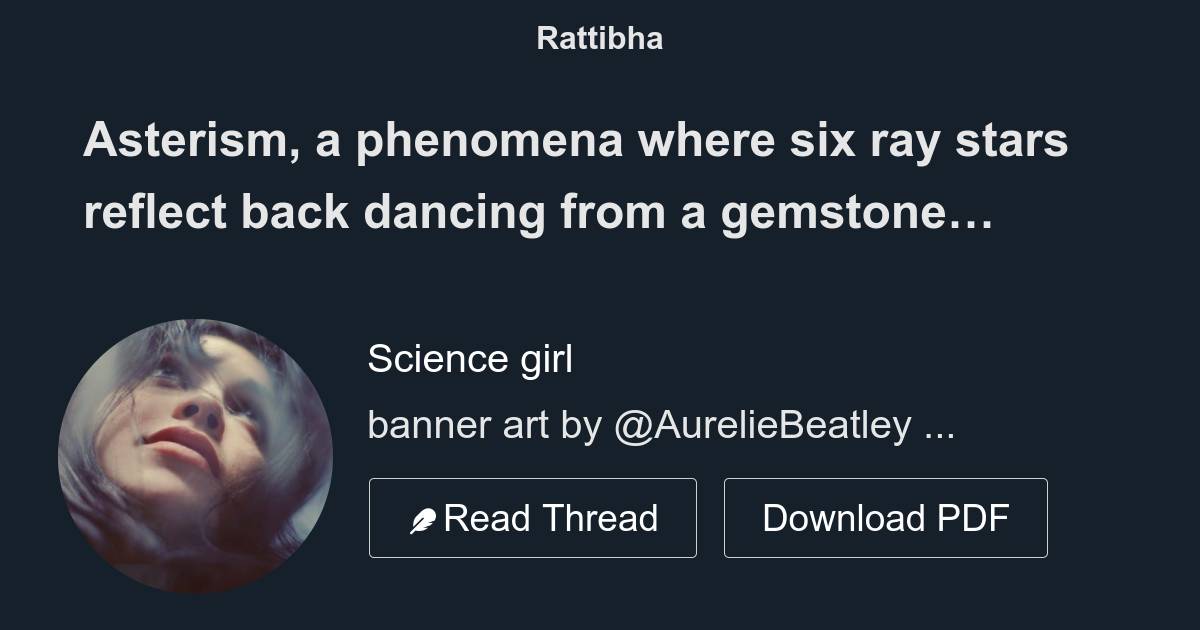 Asterism, a phenomena where six ray stars reflect back dancing from a ...