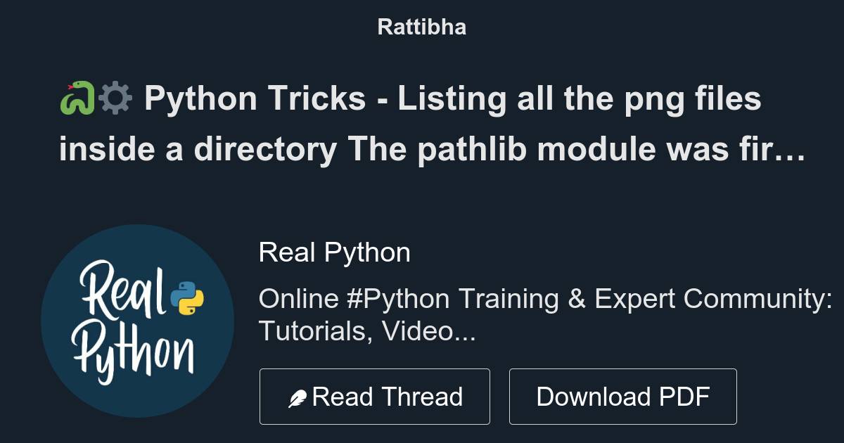 Python Tricks Listing All The Png Files Inside A Directory The python-tricks-listing-all-the-png-files-inside-a-directory-the