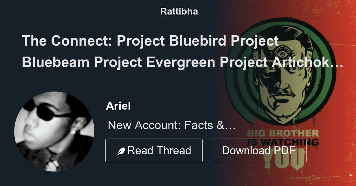 The Connect: Project Bluebird Project Bluebeam Project Evergreen ...