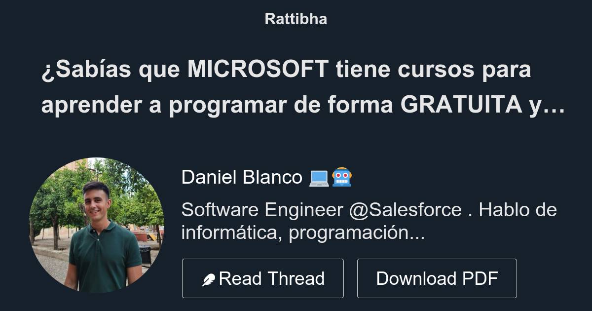 ¿Sabías que MICROSOFT tiene cursos para aprender a programar de forma ...