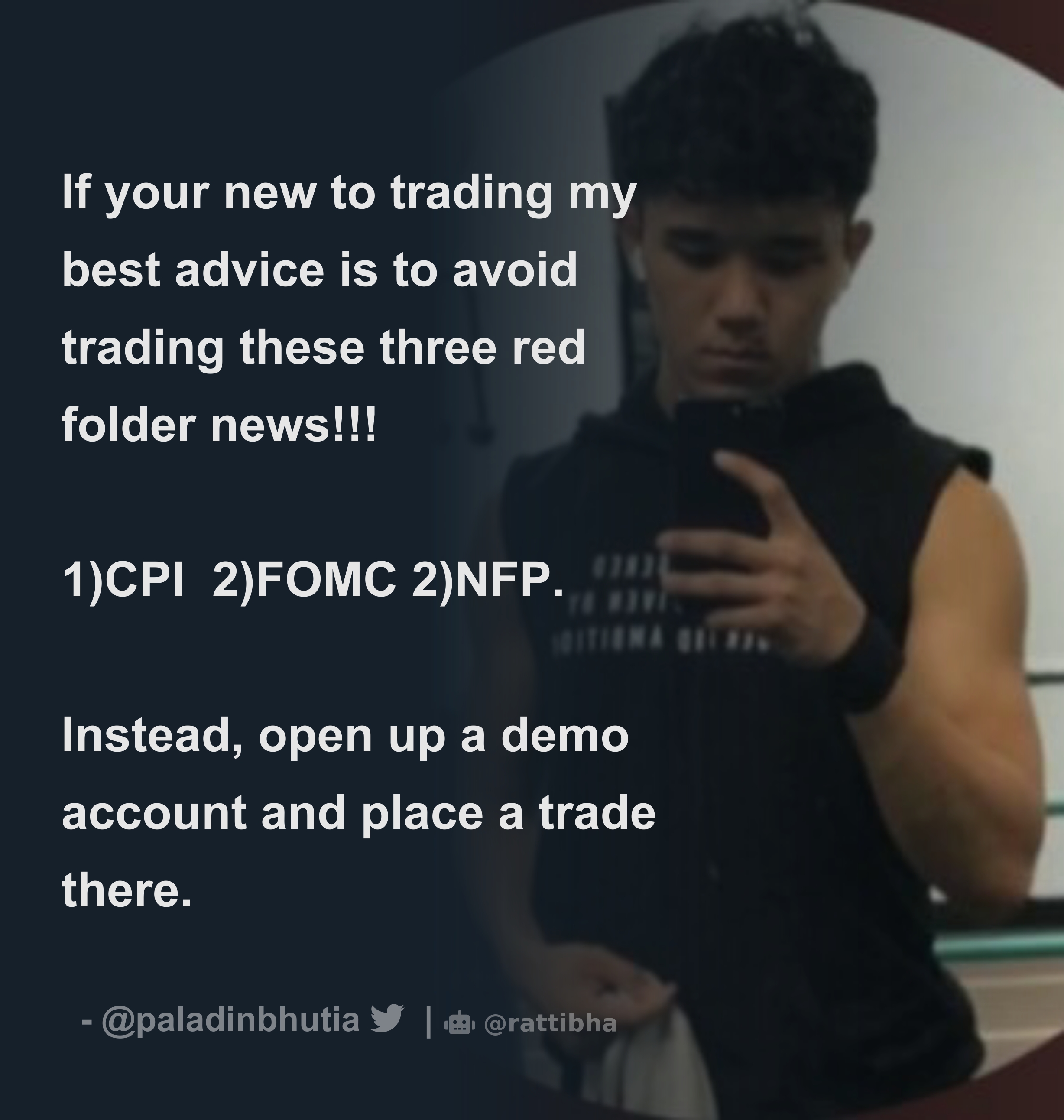 If your new to trading my best advice is to avoid trading these three red folder news!!! 1)CPI 2 ...