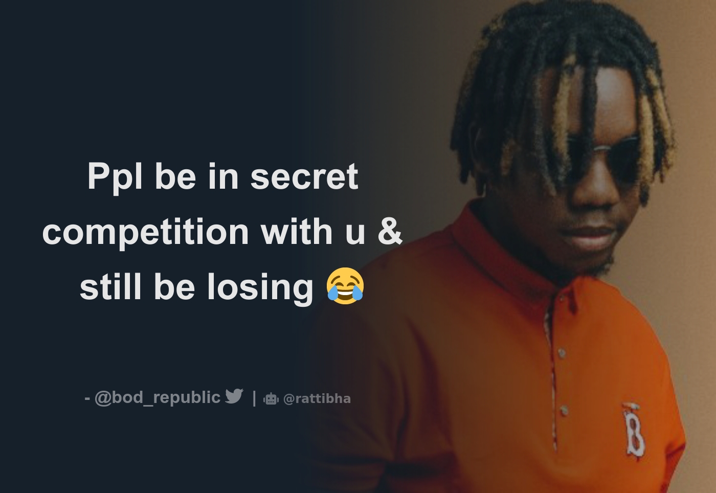 Ppl be in secret competition with u & still be losing 😂 - Download ...