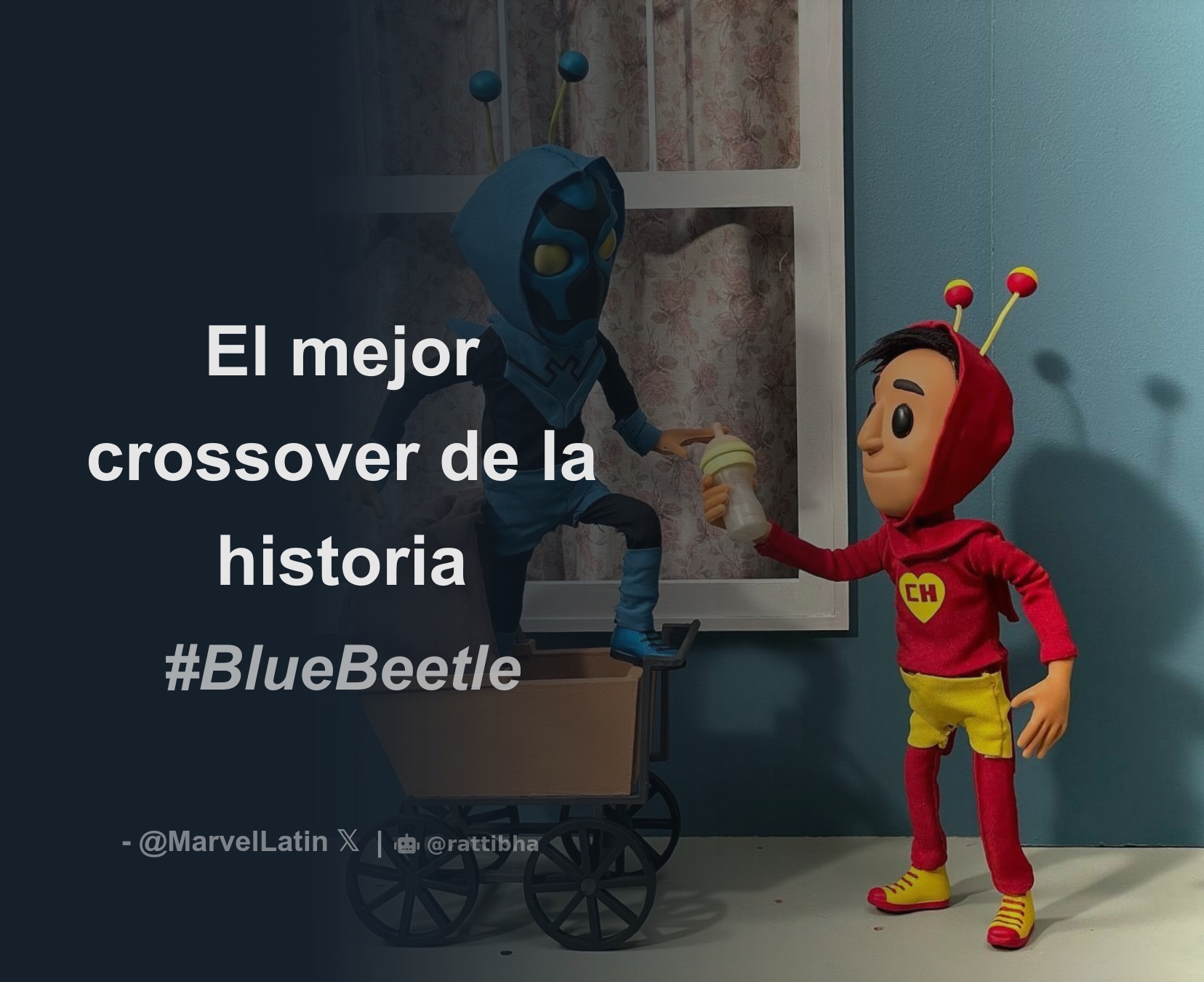 El mejor crossover de la historia #BlueBeetle - Download Tweet Image from Marvel Latin News ...