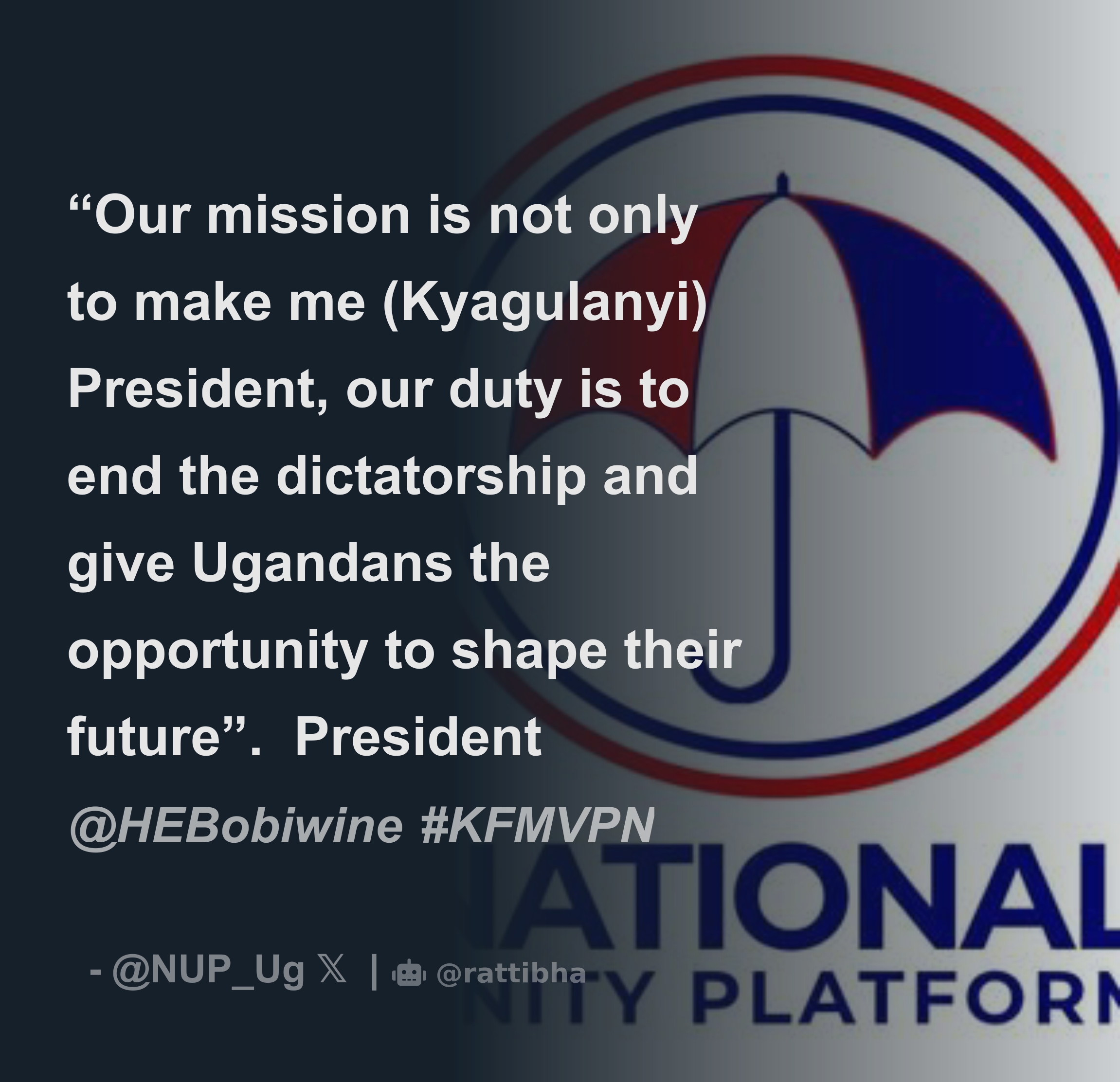 Threads from National Unity Platform - Rattibha