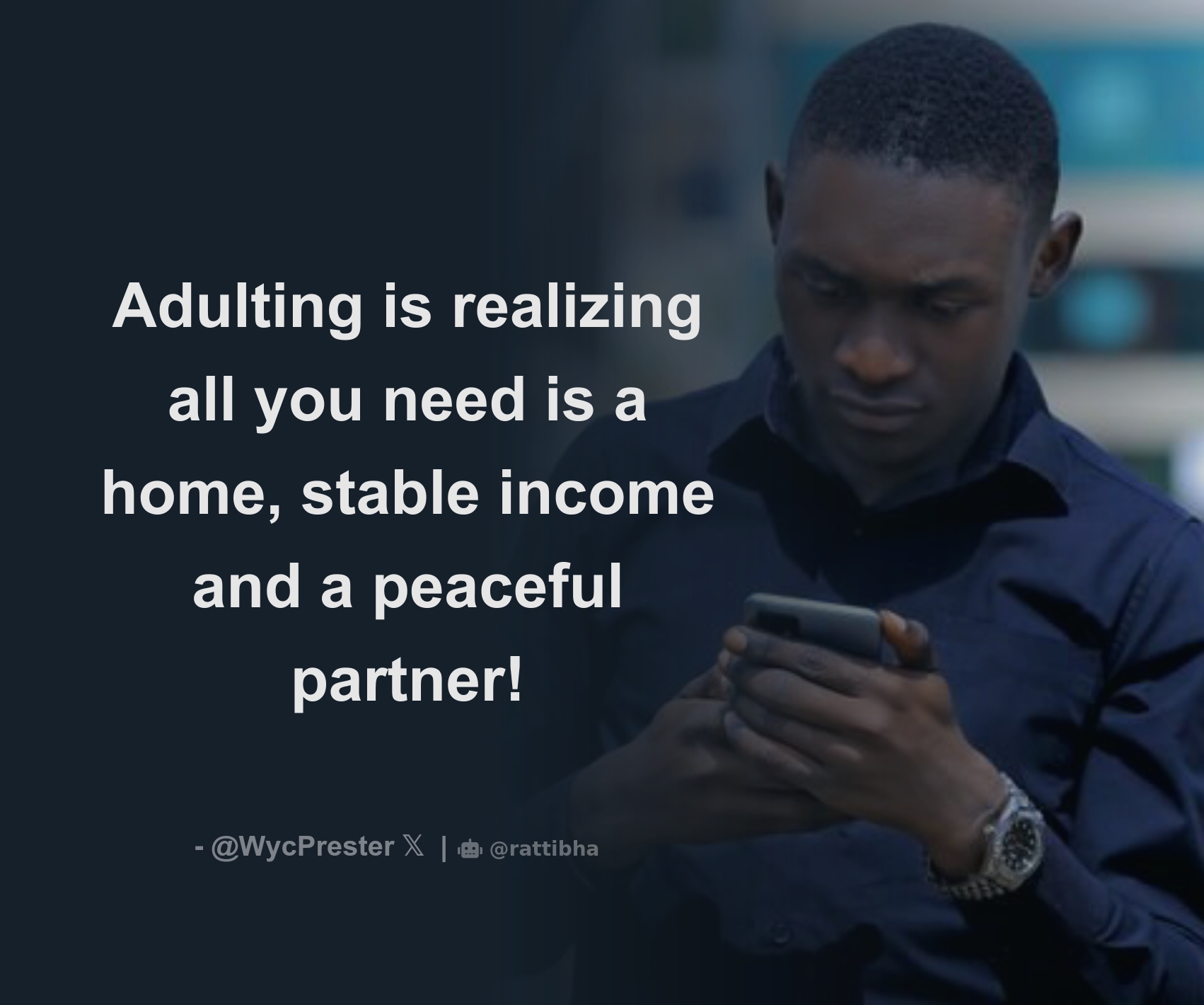 Adulting is realizing all you need is a home, stable income and a ...