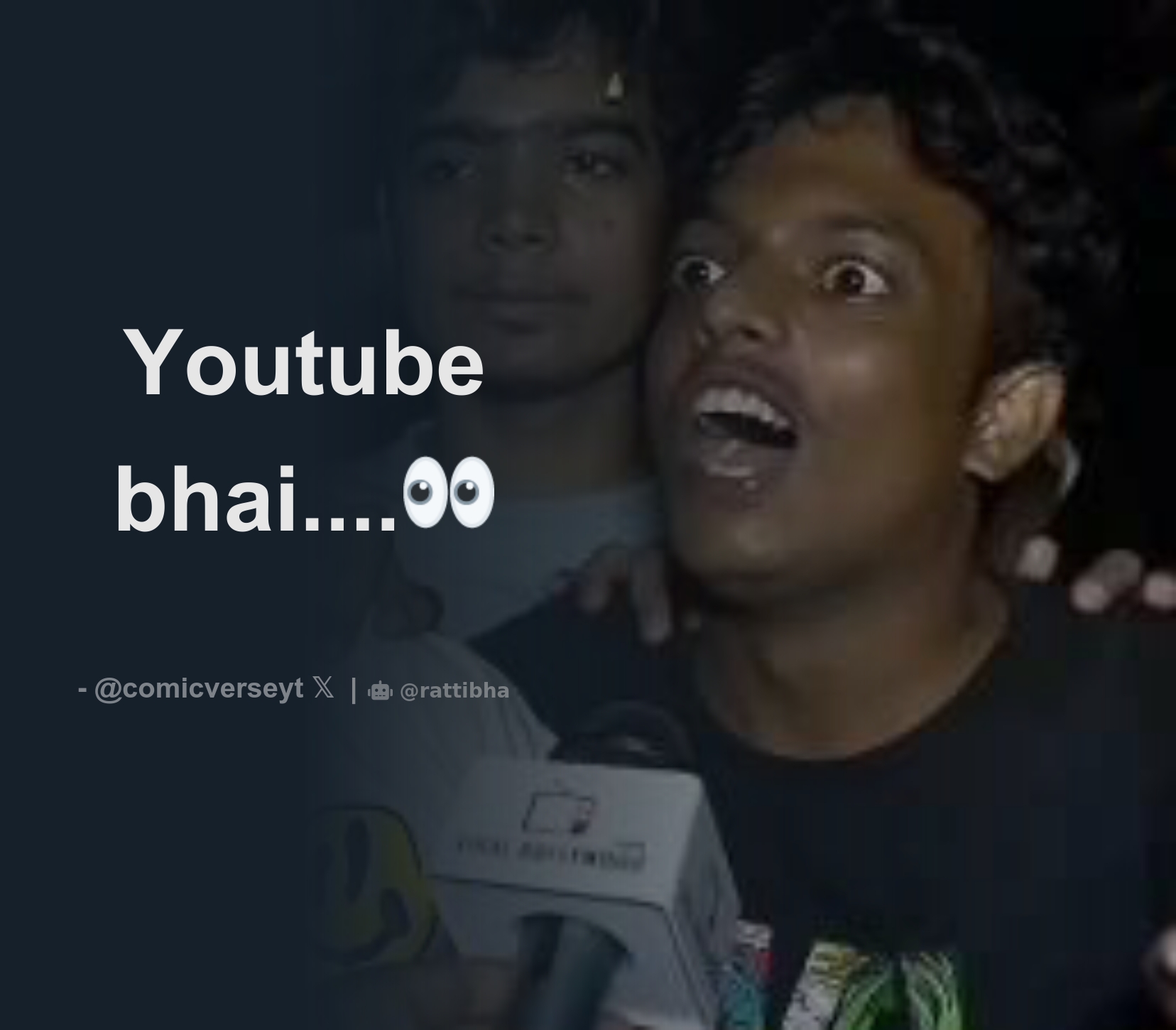 Youtube bhai....👀 - Download Tweet Image from MohitVerse @comicverseyt - Rattibha