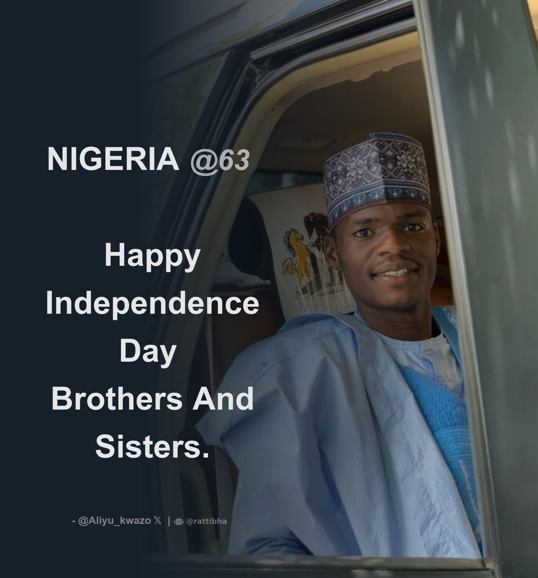 NIGERIA @63 Happy Independence Day Brothers And Sisters. - Thread from M a t a w a l l e @Aliyu ...