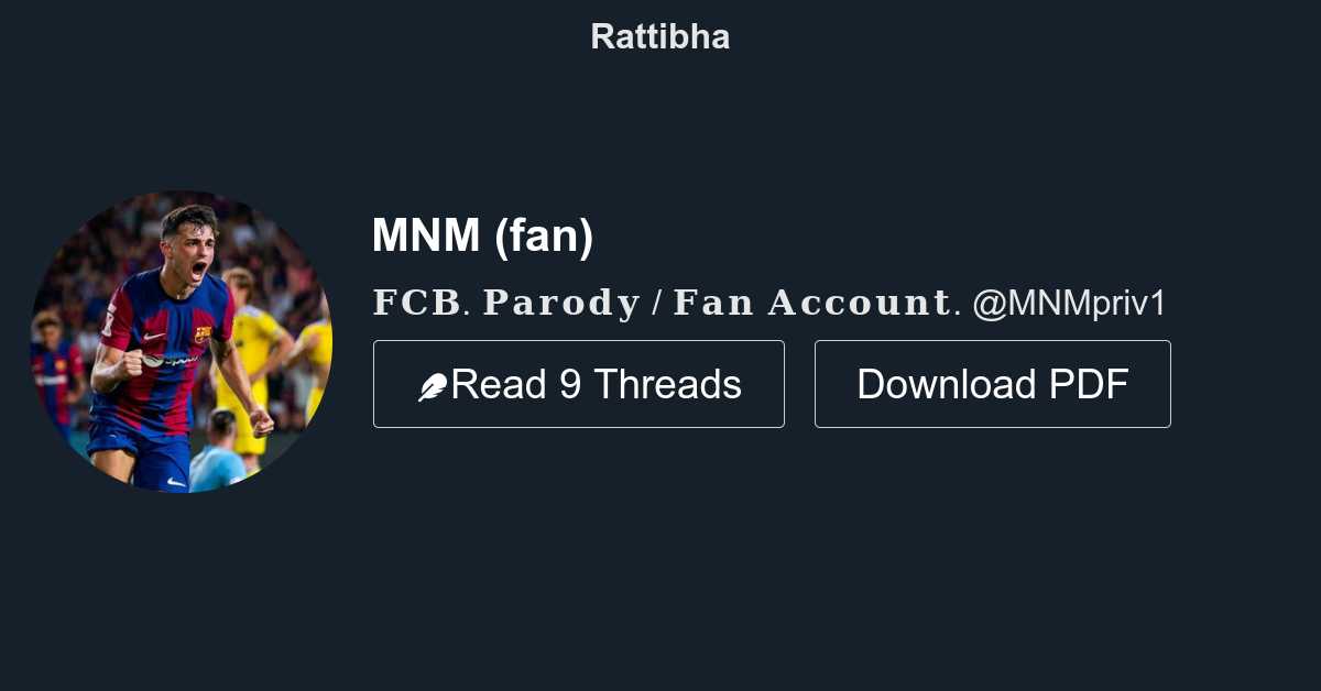 Threads from MNM (fan) - Rattibha