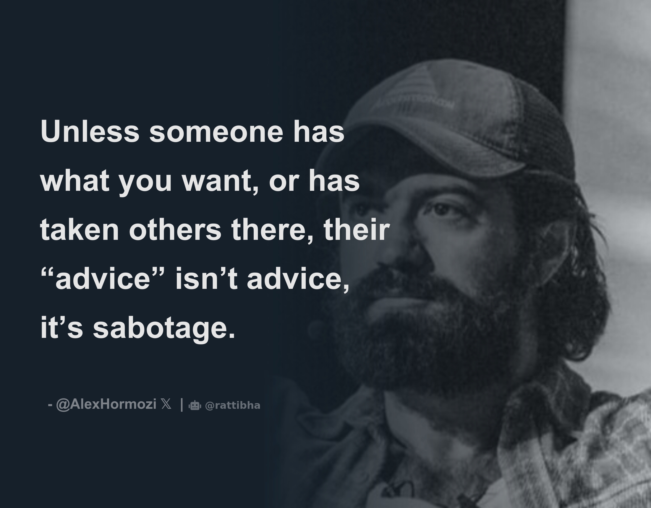 Unless someone has what you want, or has taken others there, their ...