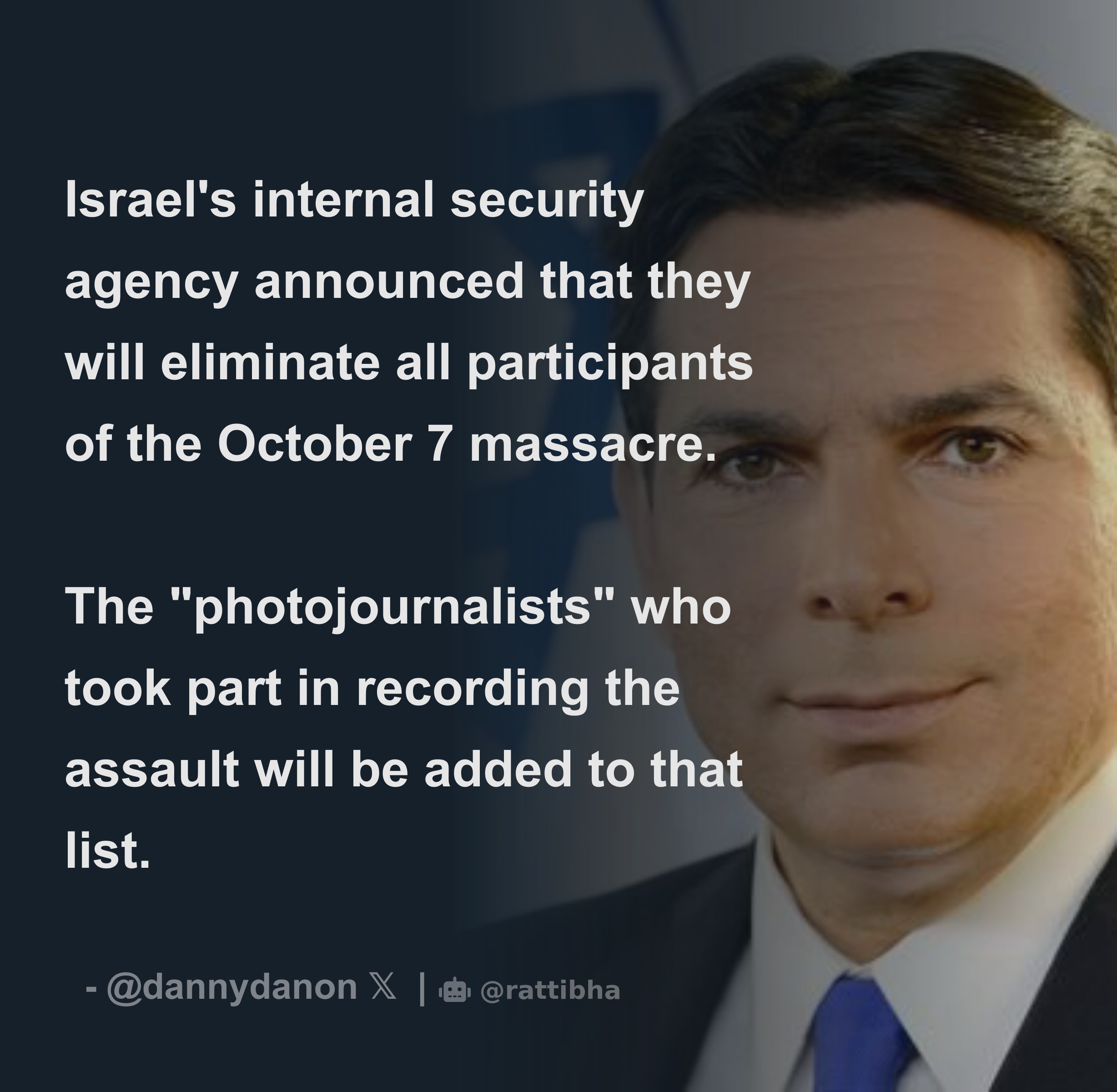 Israel's internal security agency announced that they will eliminate ...