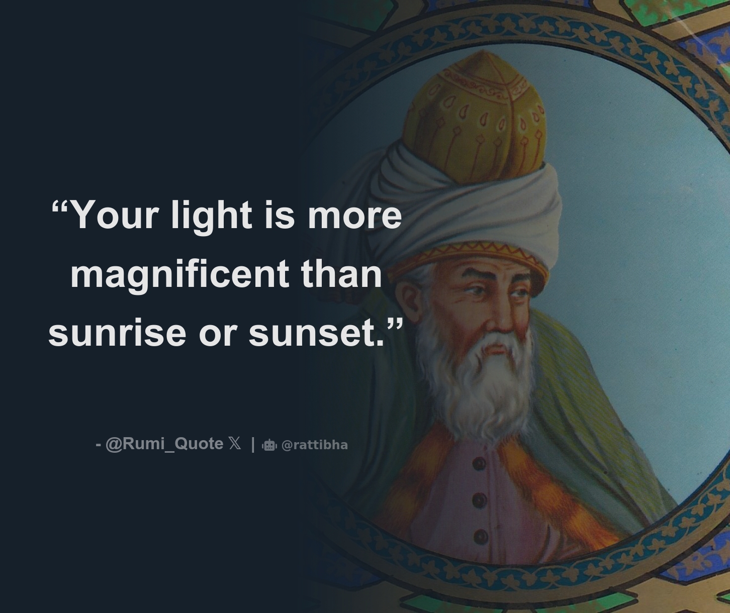 “Your light is more magnificent than sunrise or sunset.” - Download ...