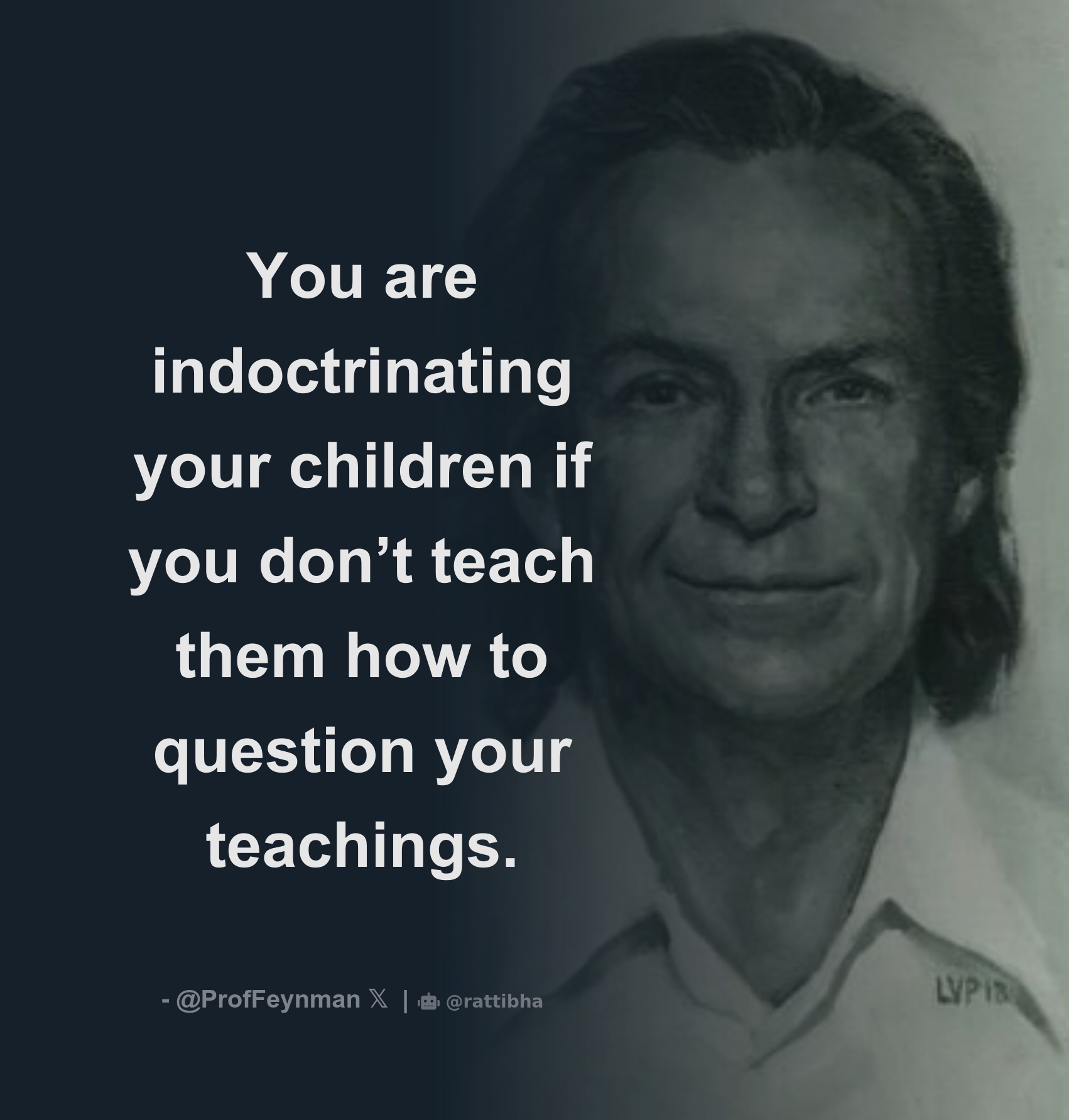 You are indoctrinating your children if you don’t teach them how to ...