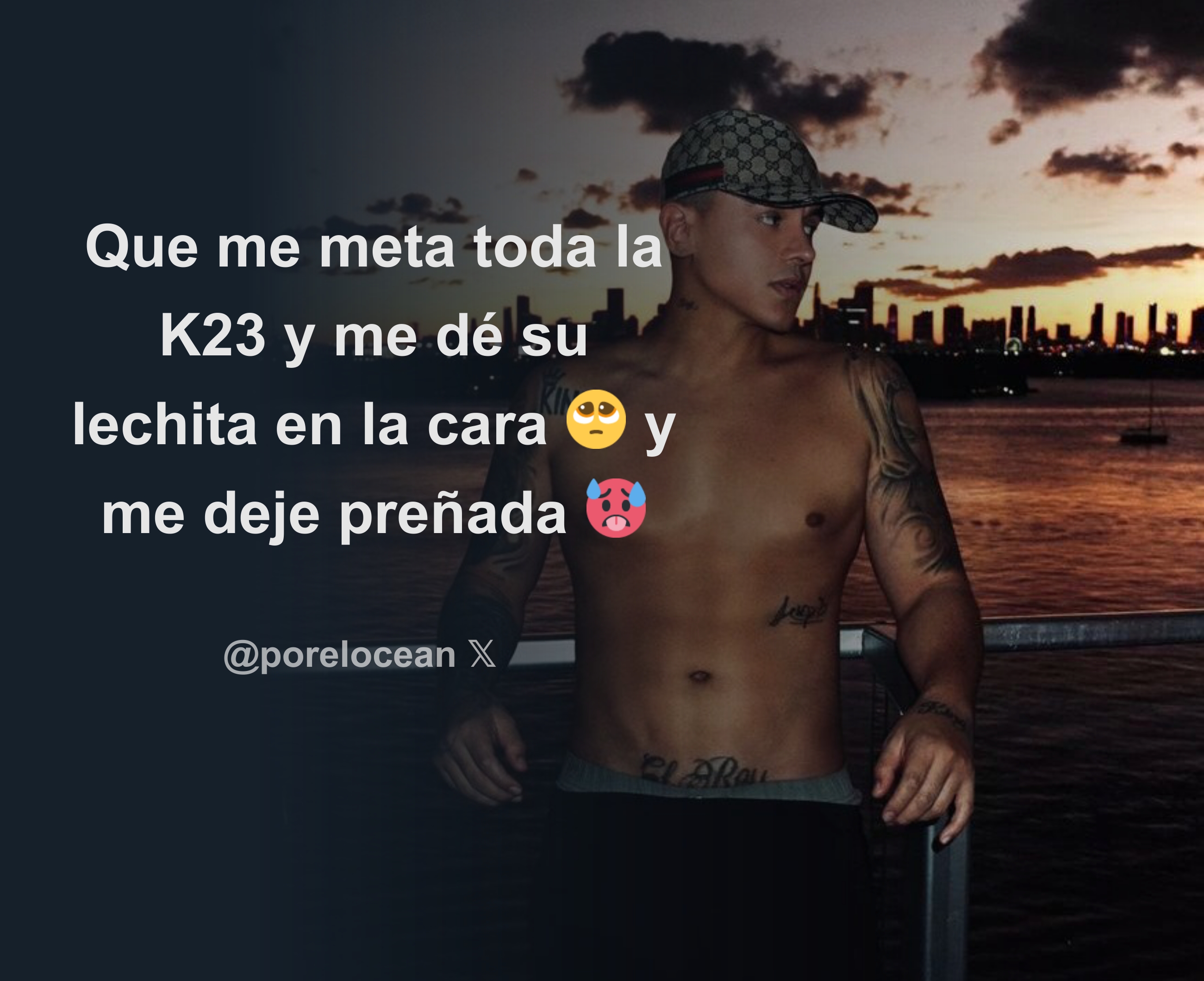 Que me meta toda la K23 y me dé su lechita en la cara 🥺 y me deje ...