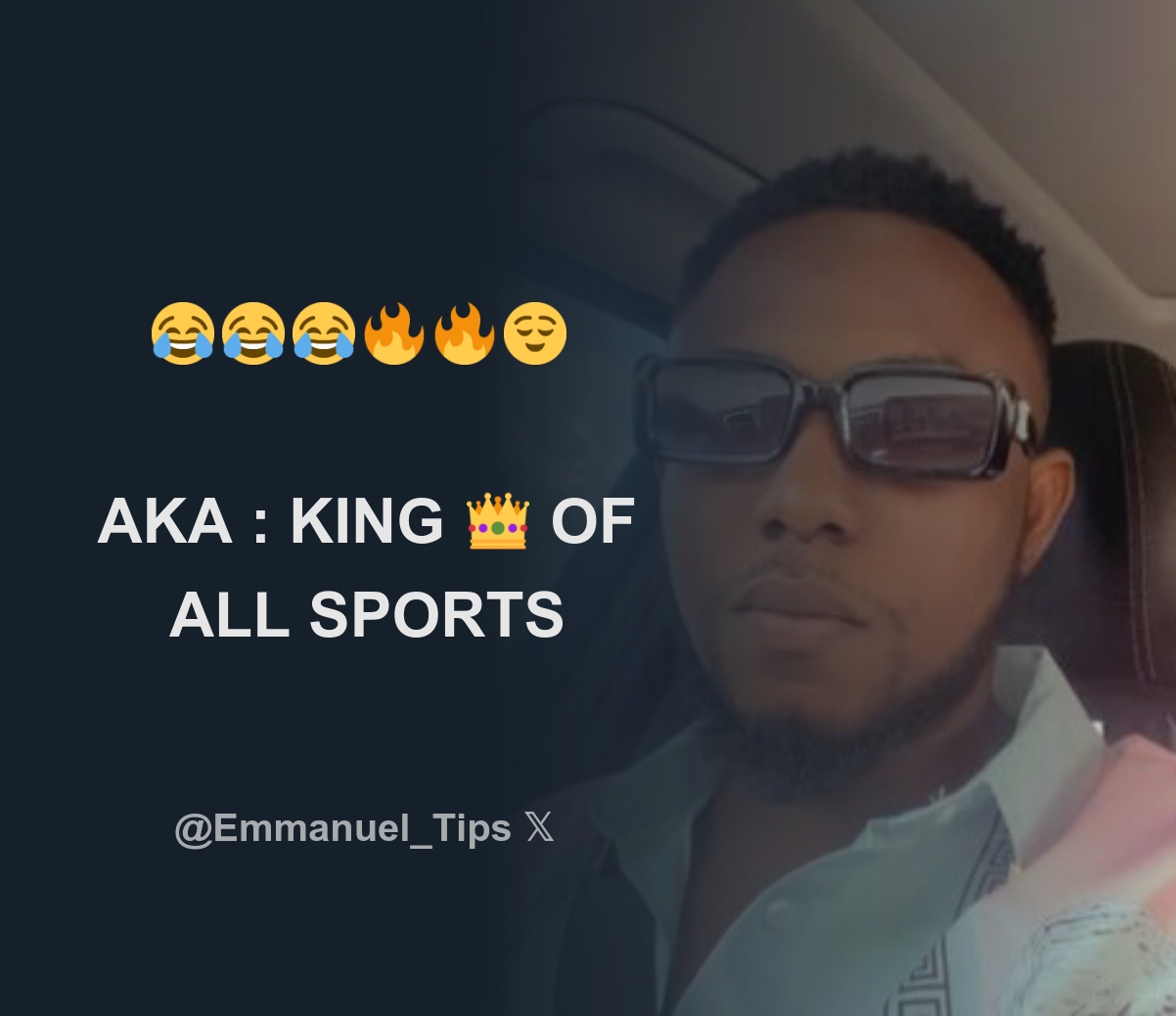 😂😂😂🔥🔥😌 Aka King 👑 Of All Sports Thread From Sir Emmanuel O C