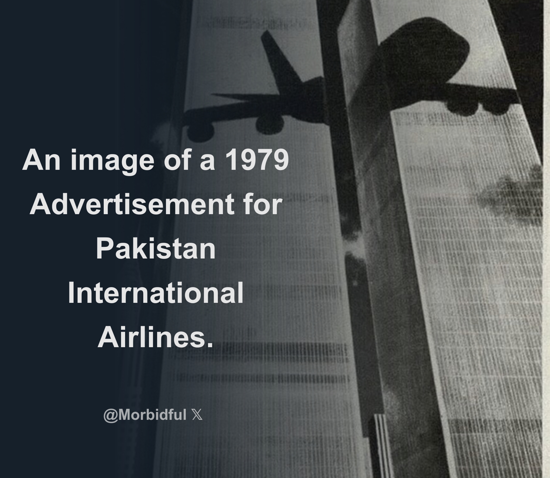 An image of a 1979 Advertisement for Pakistan International Airlines ...