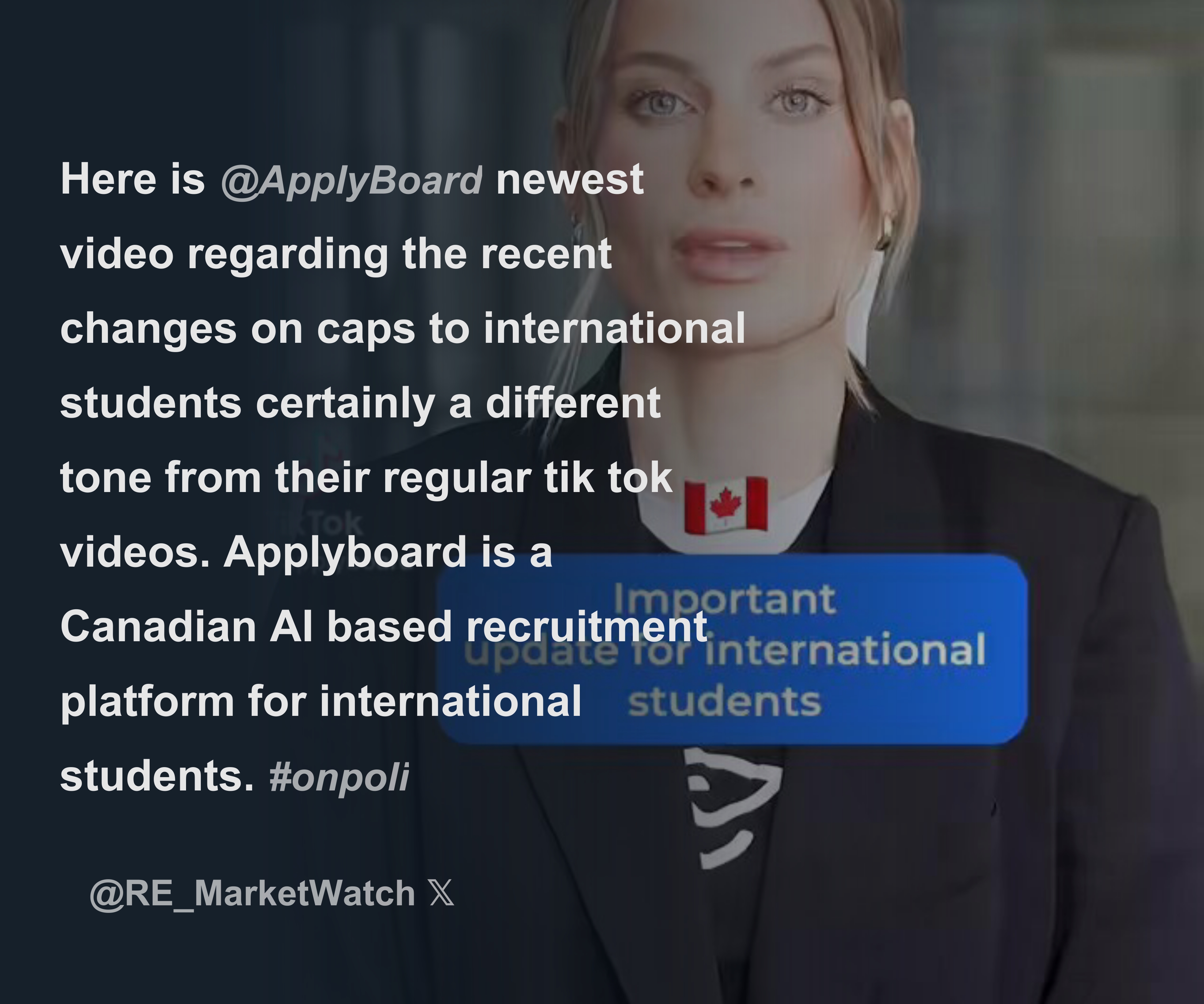 Here is @ApplyBoard newest video regarding the recent changes on caps to international students ...