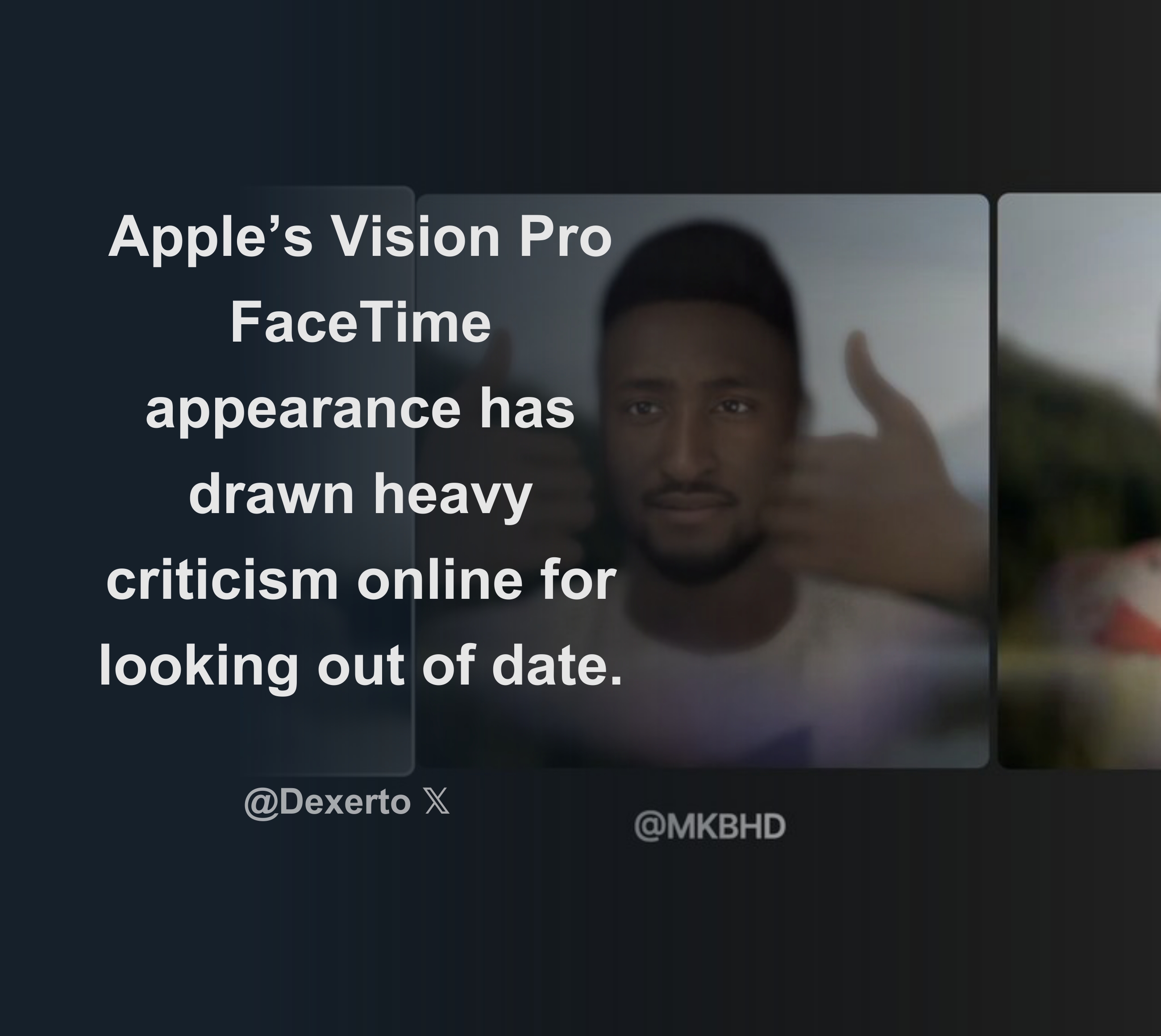 Apple’s Vision Pro FaceTime appearance has drawn heavy criticism online ...