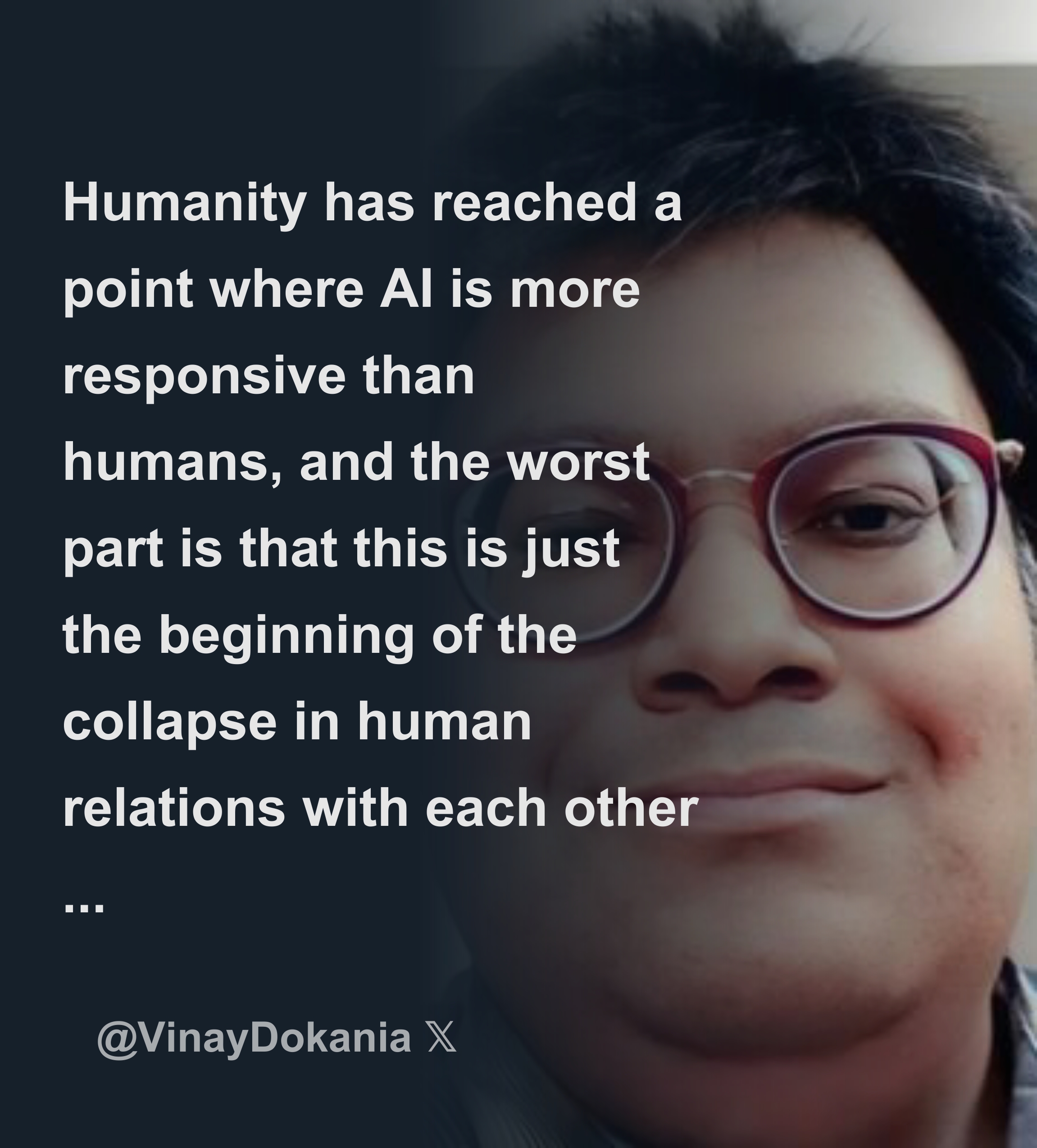 Humanity has reached a point where AI is more responsive than humans ...
