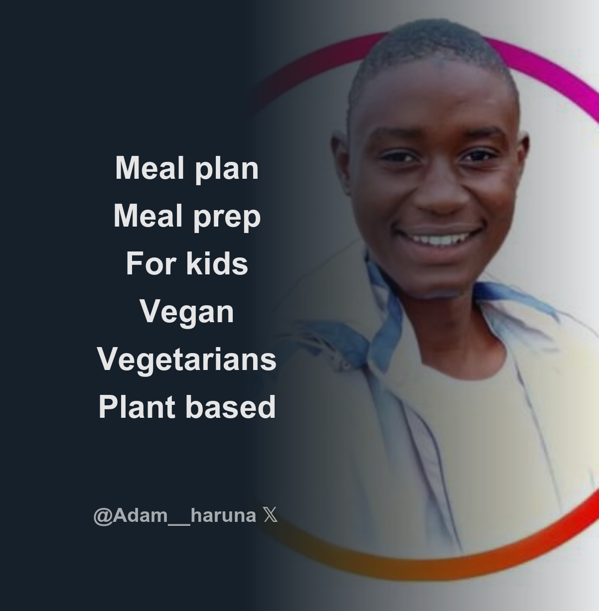 @GodswillAsiuwhu @legalnairatv Meal plan Meal prep For kids Vegan Vegetarians Plant based ...