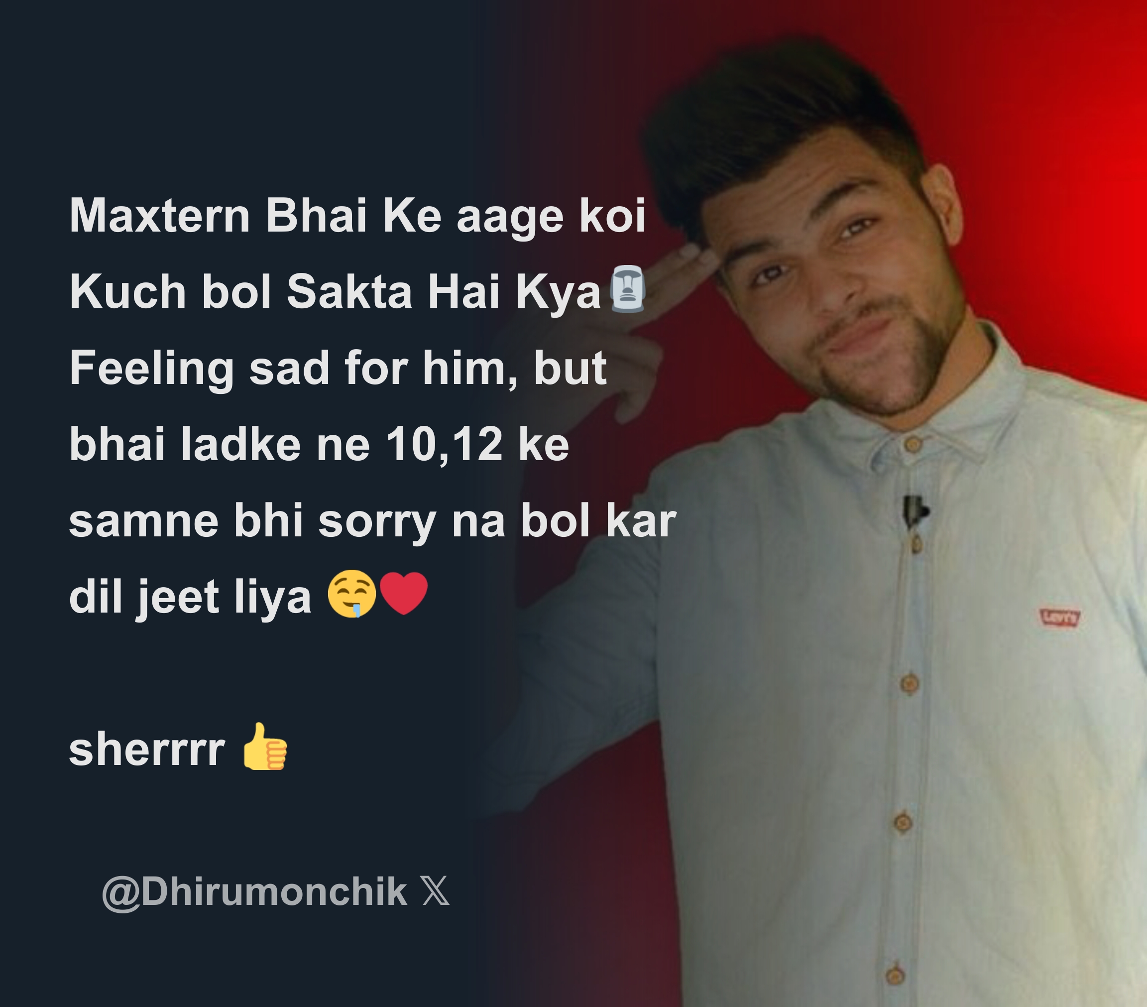 Maxtern Bhai Ke aage koi Kuch bol Sakta Hai Kya🗿 Feeling sad for him, but bhai ladke ne 10,12 ke ...