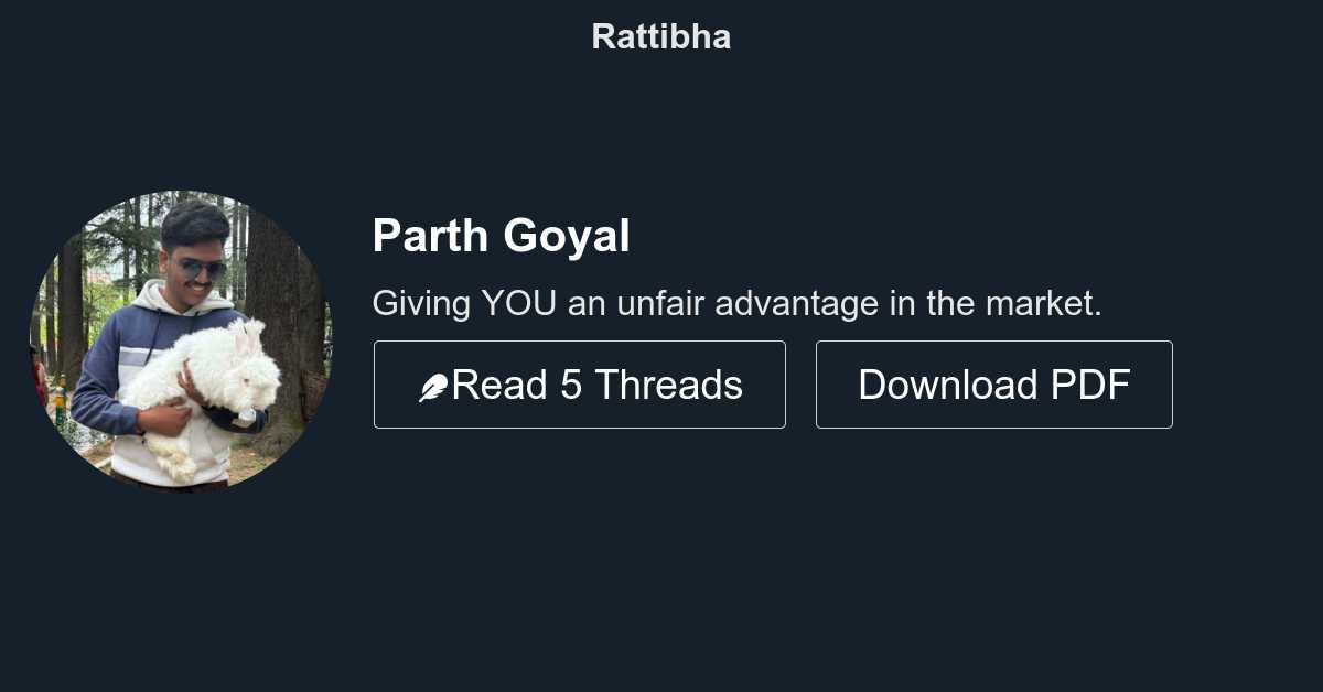 Threads from Parth Goyal - Rattibha