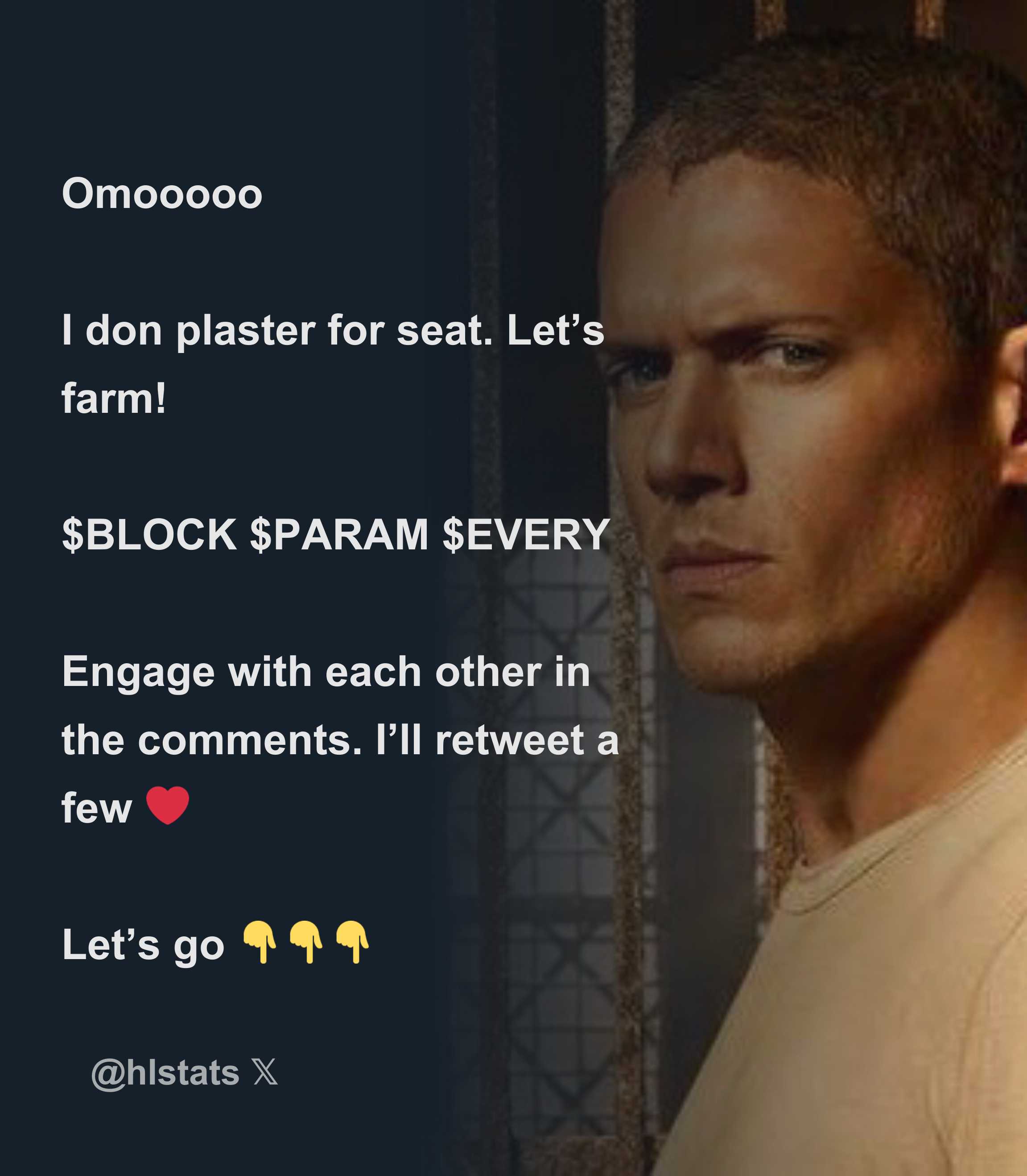 Omooooo I don plaster for seat. Let’s farm! $BLOCK $PARAM $EVERY Engage ...