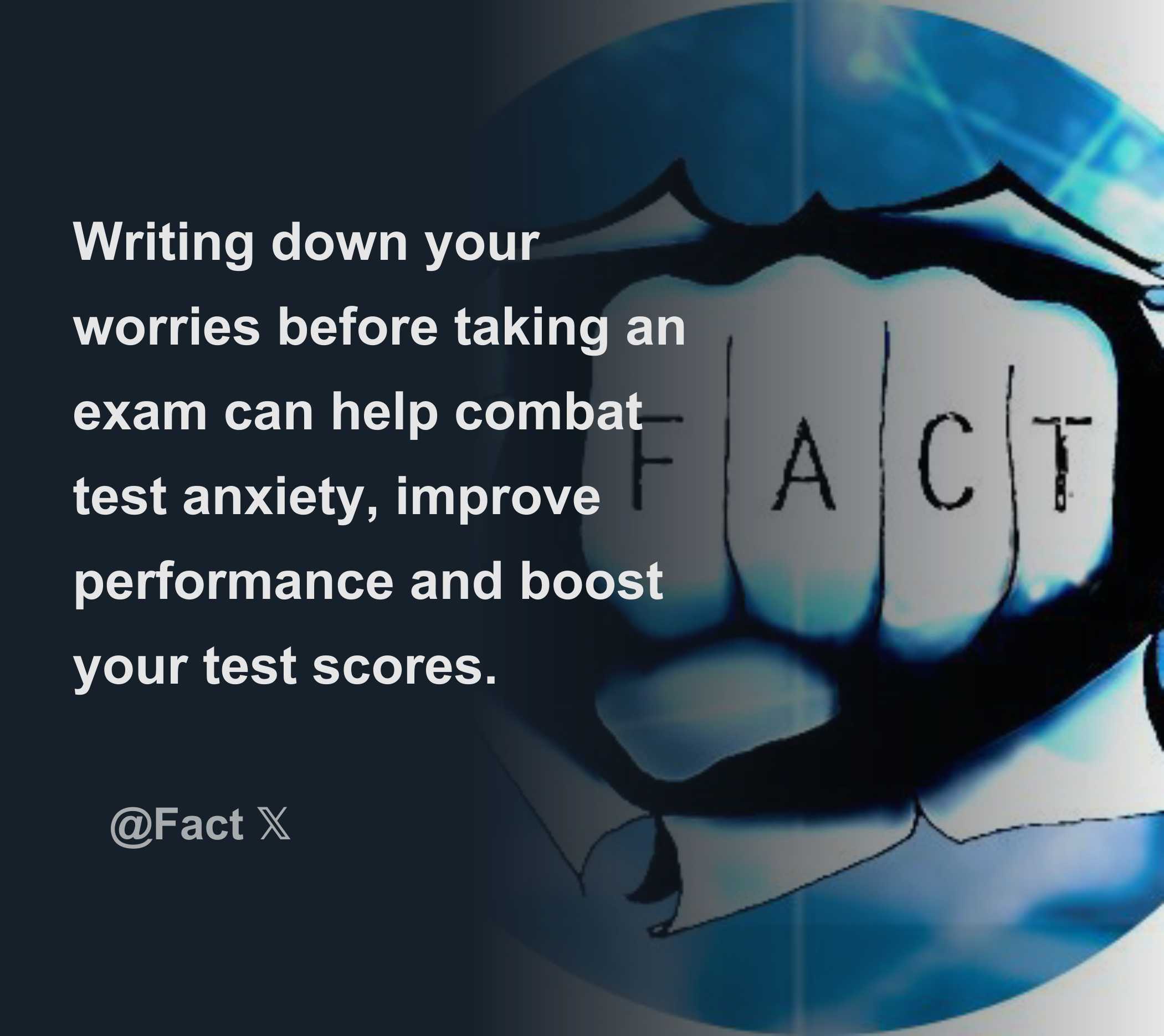 Writing down your worries before taking an exam can help combat test ...