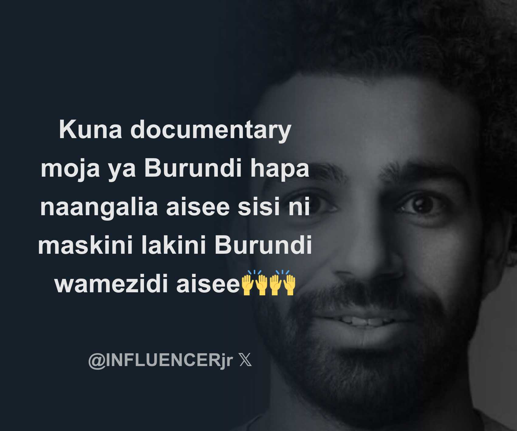 Kuna documentary moja ya Burundi hapa naangalia aisee sisi ni maskini ...