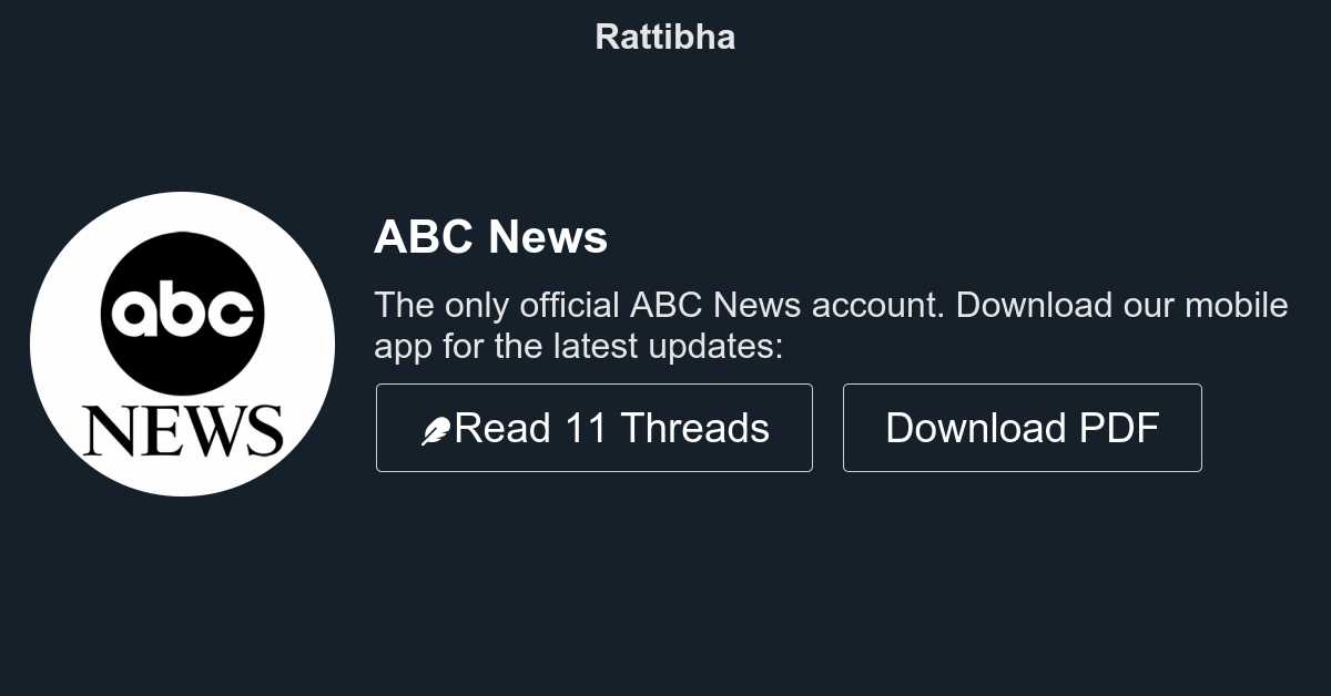 Threads from ABC News - Rattibha