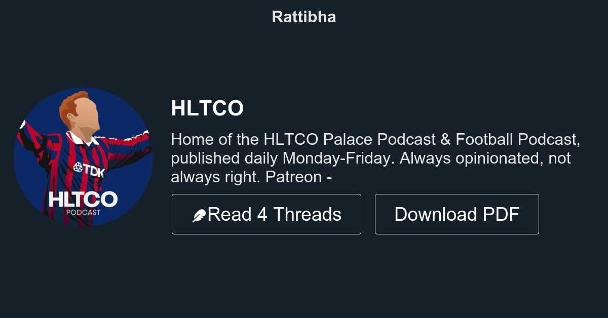 Threads from HLTCO - Rattibha