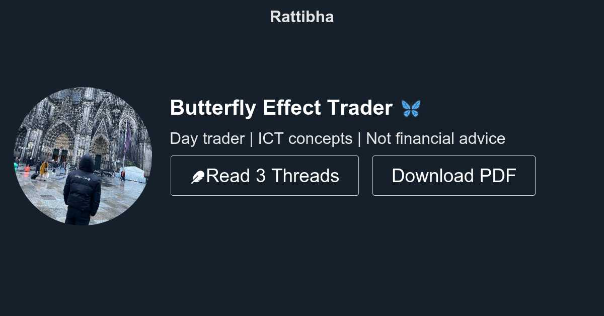 Threads from Butterfly Effect Trader 🦋 - Rattibha
