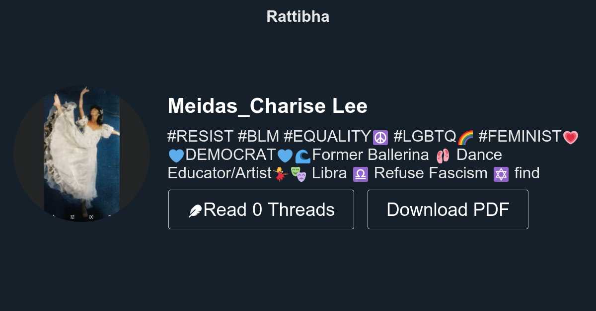 Threads from Meidas_Charise Lee - Rattibha